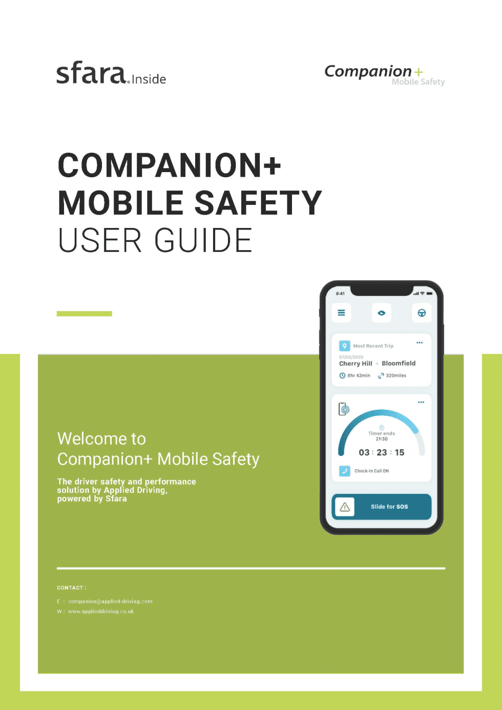 Companion+ User Guide (Mobile Safety) | Applied Driving
