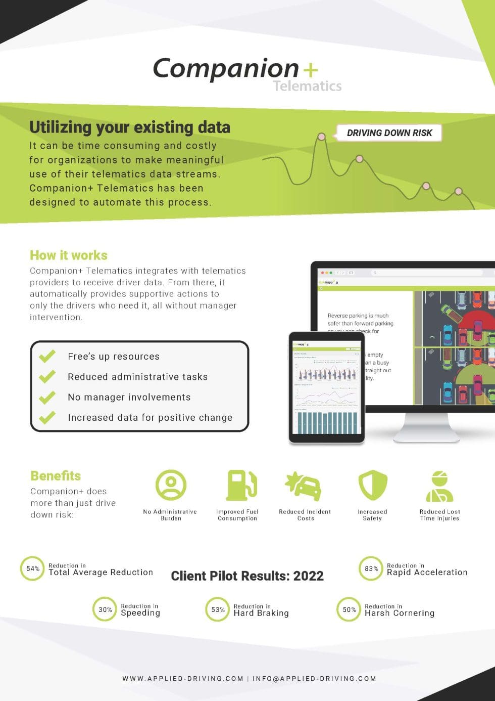 Companion+ Flyer (Telematics) | Applied Driving