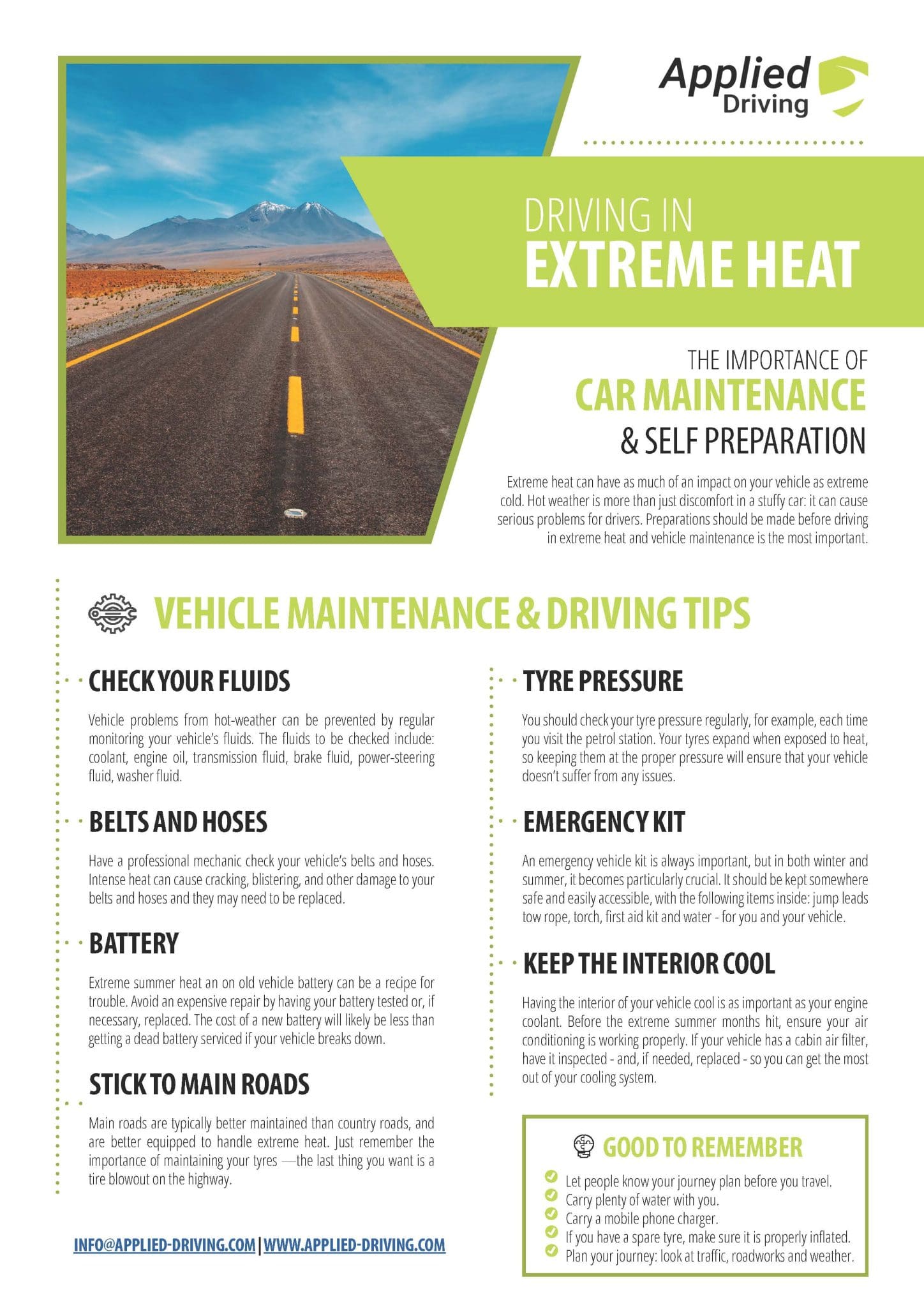 Extreme Heat | Applied Driving