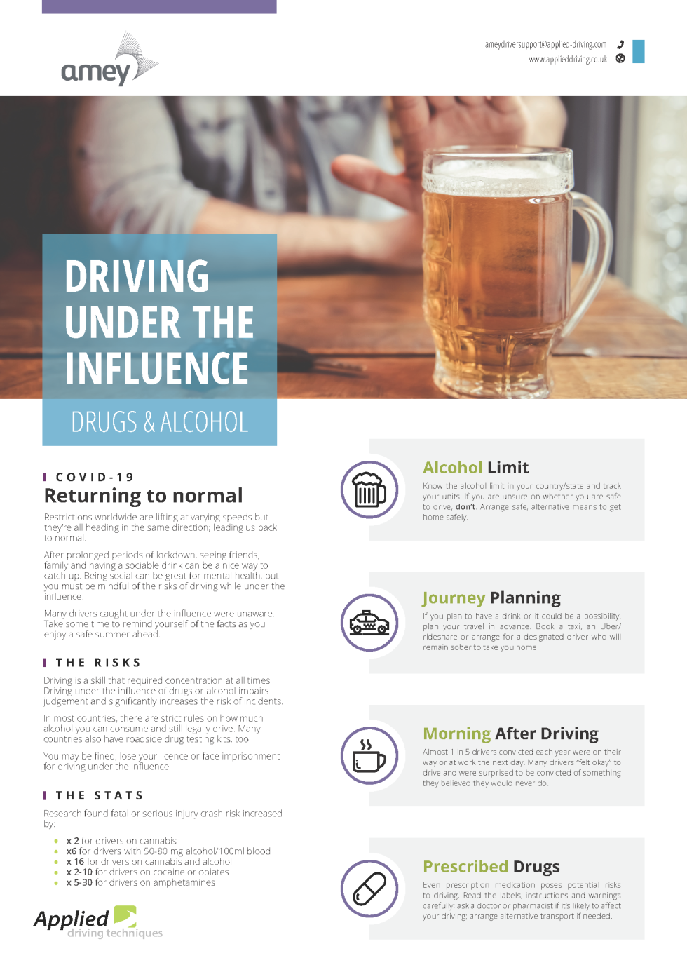 Driving Under The Influence (Amey) | Applied Driving