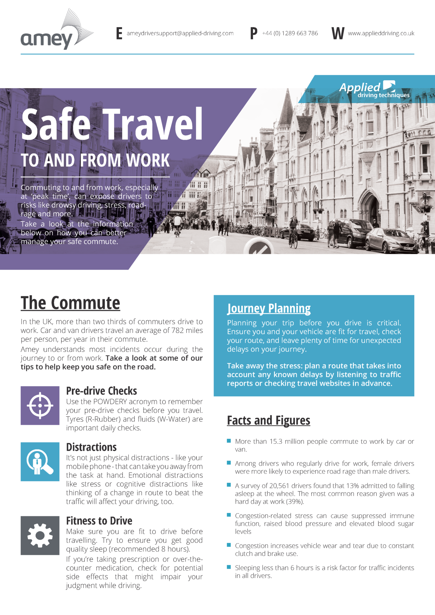 Safe Driving To and From Work (Amey) | Applied Driving